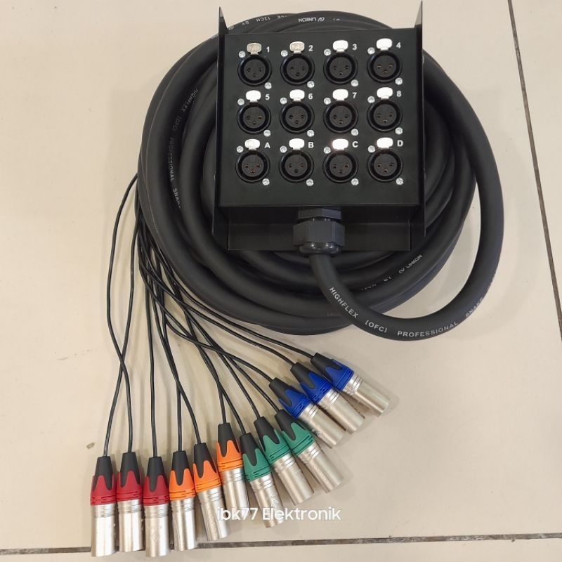 Jual Kabel Snake isi 12Ch Komplit + Box Snake STX Dan Connektornya ...