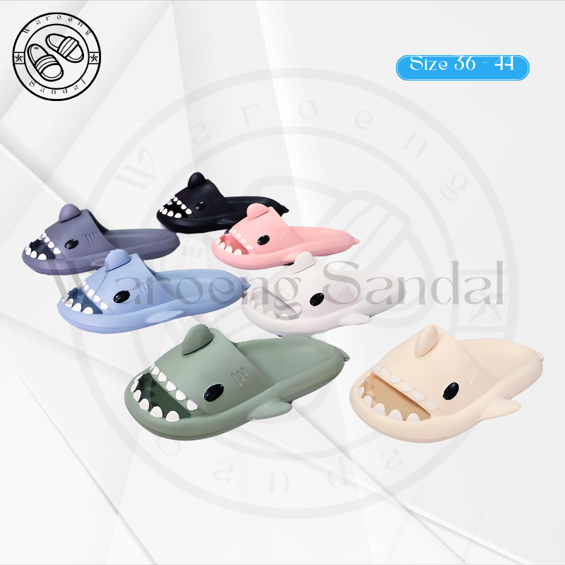 Jual Sendal Slop Hiu Sendal Shark Dewasa Unisex Sandal Lucu Anti Slip ...