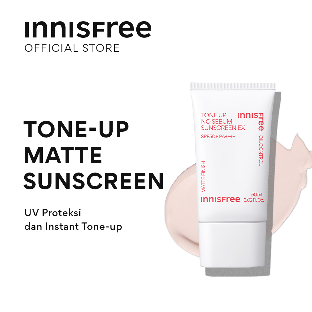 Jual Innisfree Tone Up No Sebum Sunscreen EX SPF 50+ PA++++ 60ml ...