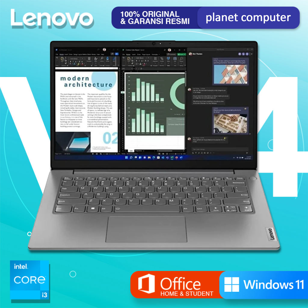 Jual Lenovo V14 G3 IAP i3-1215U 8GB 256GB SSD 14"FHD TN Win 11 Home+OHS | Shopee Indonesia
