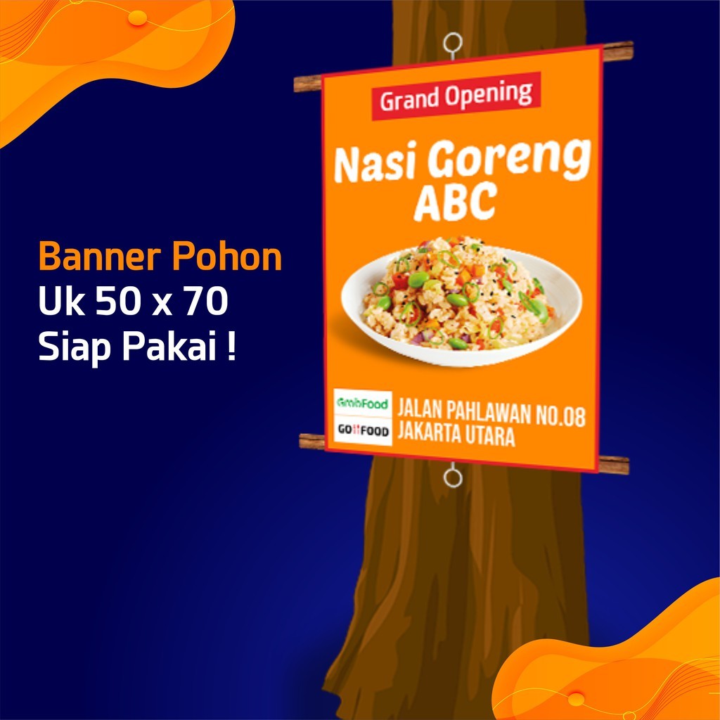 Jual BANNER SPANDUK POHON PINGGIR JALAN | Shopee Indonesia