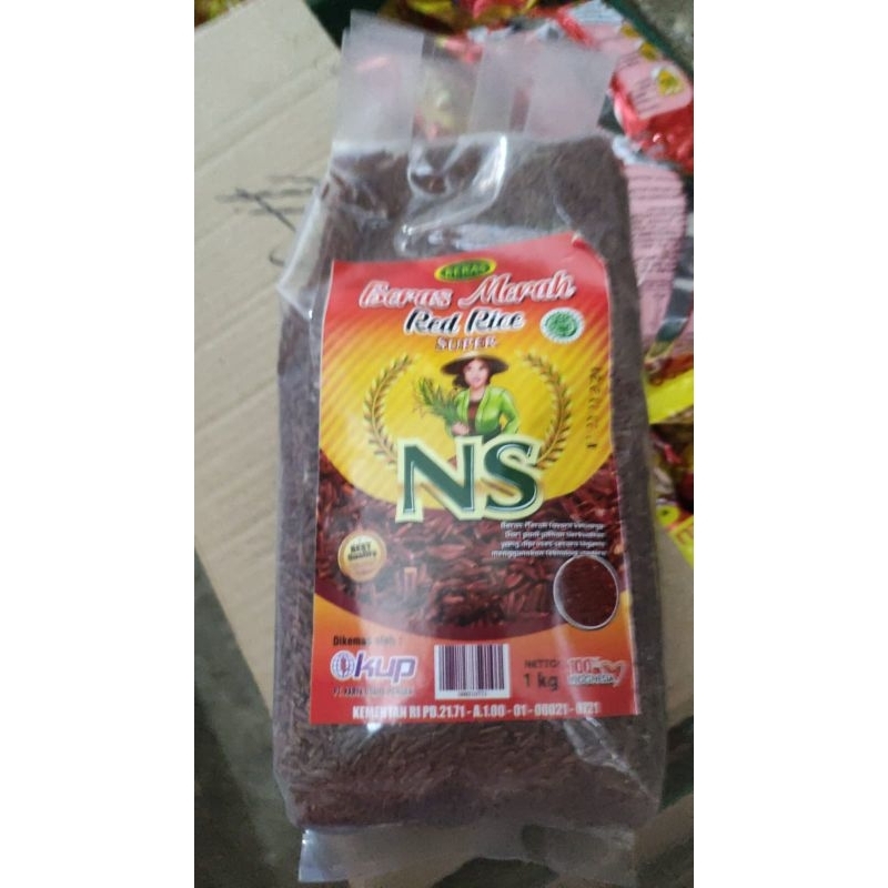 Jual Beras Merah Super / Beras Merah Premium 1kg | Shopee Indonesia