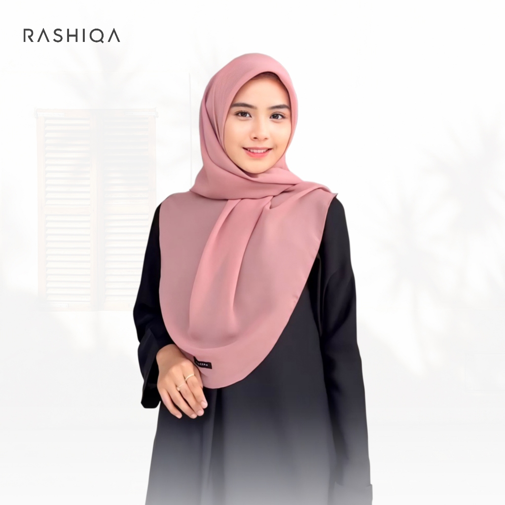 Jual Hijab Segiempat Oval Curve Malay | Jilbab Segi Empat Bawal Malaysia 110x110 | Plain Scarf ...