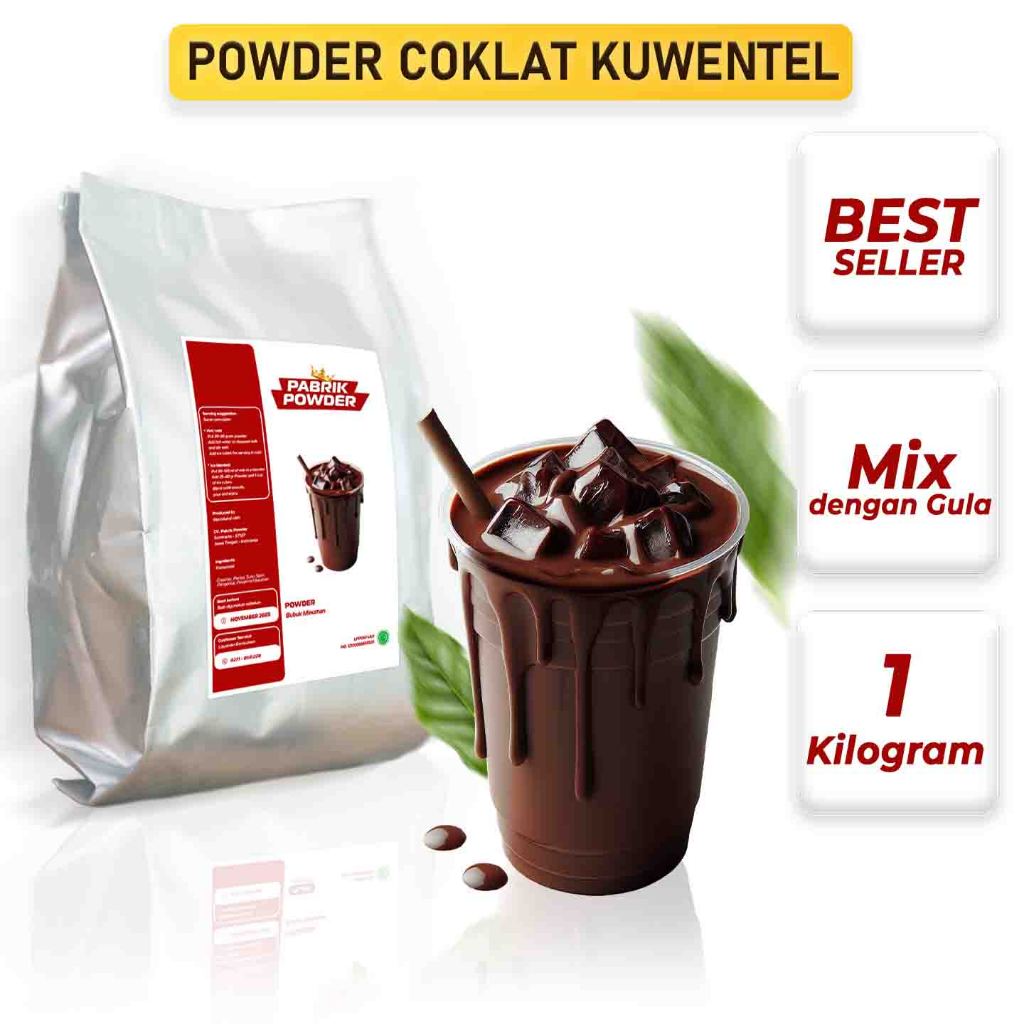 Jual Powder Coklat Kuwentel 1000 Gram - Grade 2, Bubuk Minuman Es ...