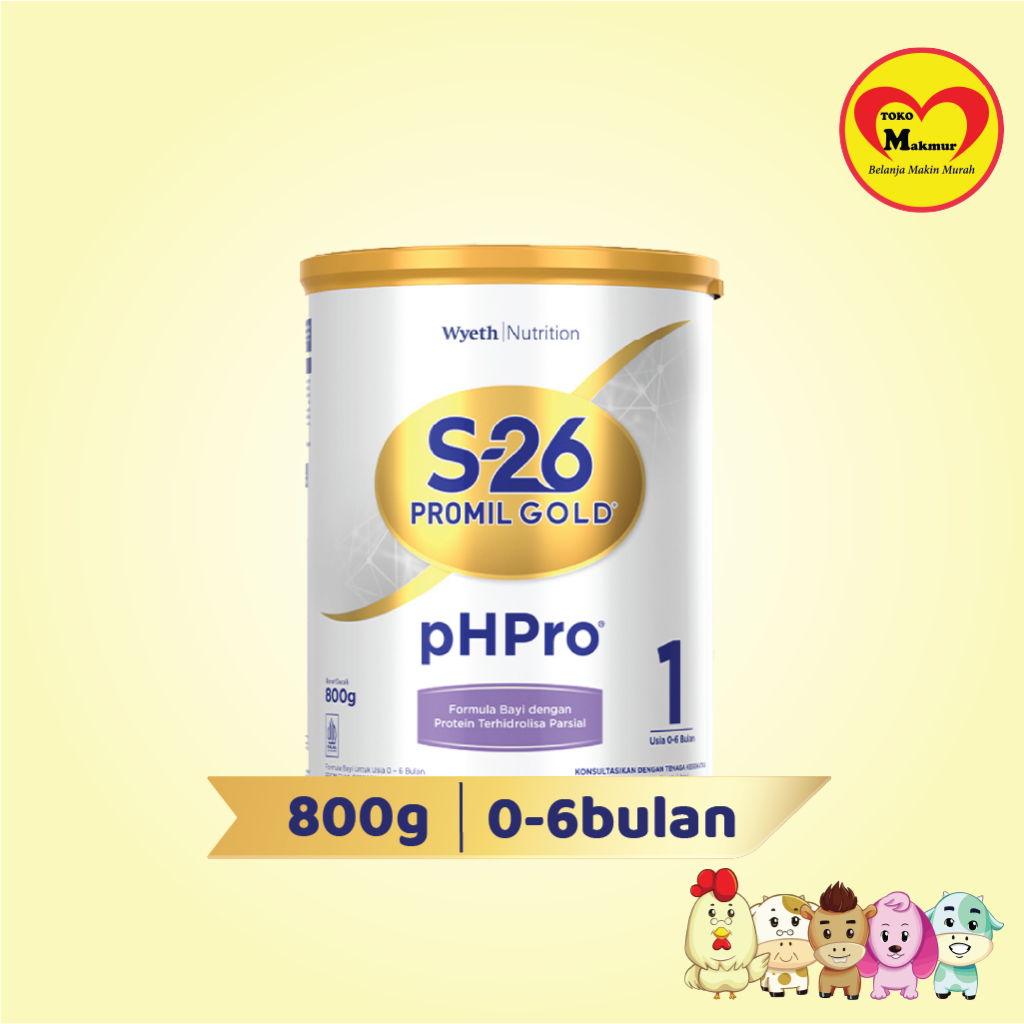 Jual S26 Promil Gold PH Pro Tahap 1 800g / Toko Makmur Lontar | Shopee ...