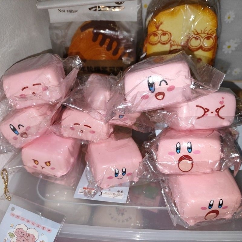 Jual kirby tofu squishy (tag) | Shopee Indonesia