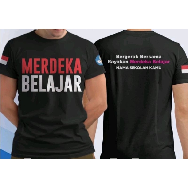Jual KAOS//MERDEKA BELAJAR BERGERAK BERSAMA RAKYAT MERDEKA MENGAJAR ...