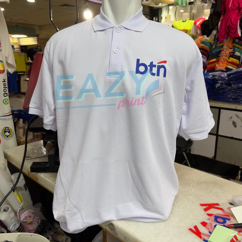 Jual POLOSHIRT LOGO BTN NEW LOGO BAJU SERAGAM BANK TABUNGAN NEGARA BUMN ...