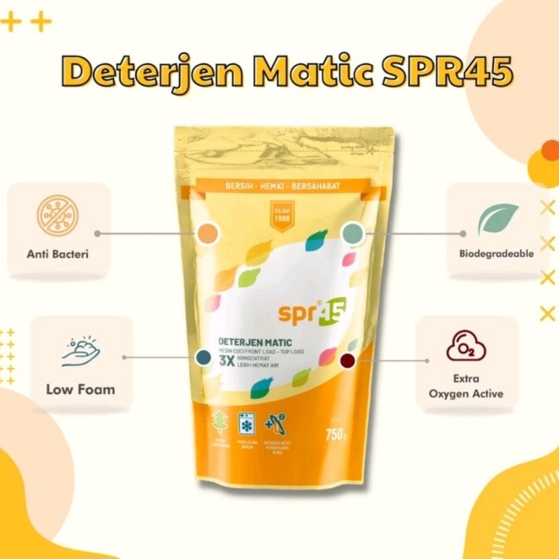 Jual DETERGENT MATIC LAUNDRY SPR45 | Shopee Indonesia