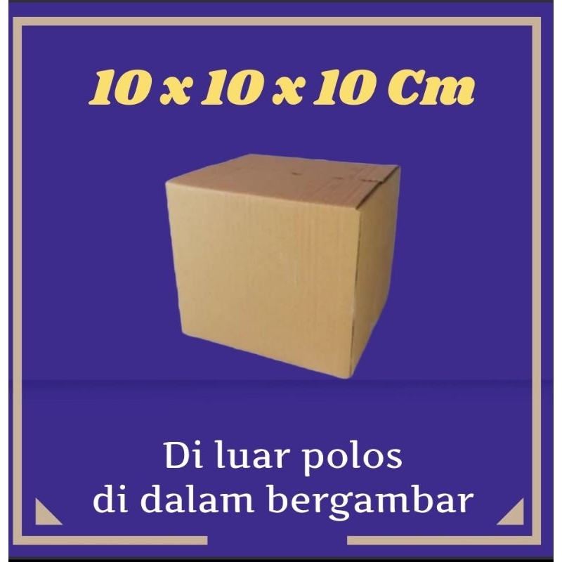 Jual KARDUS PACKING/KARTON/BOX UKURAN 10 x 10 x 10 Cm | Shopee Indonesia