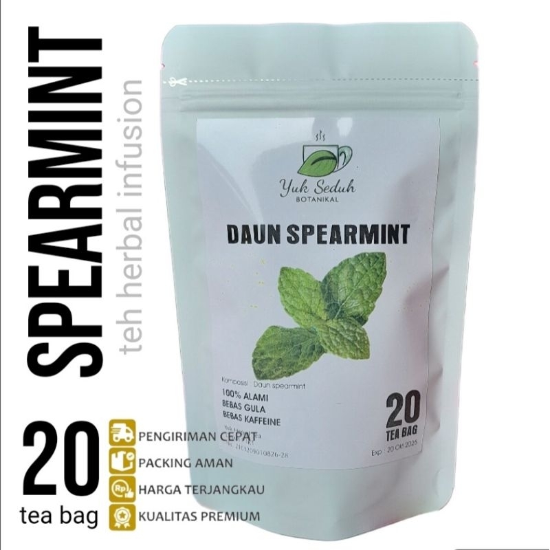 Jual TEH SPEARMINT / SPEARMINT TEA isi 20 tea bag (teh herbal infusion) | Shopee Indonesia