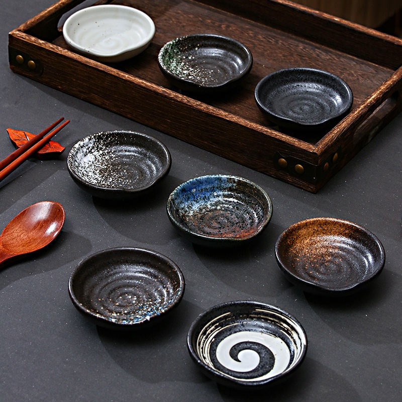 Jual DAFE - Sauce Plate Ceramic Piring Saus bermotif / multi motif ...