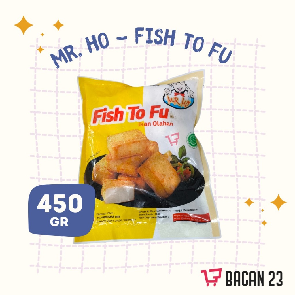 Jual MR. HO - Fish To Fu (450 Gr) / Ikan Olahan - Makanan Beku Frozen ...