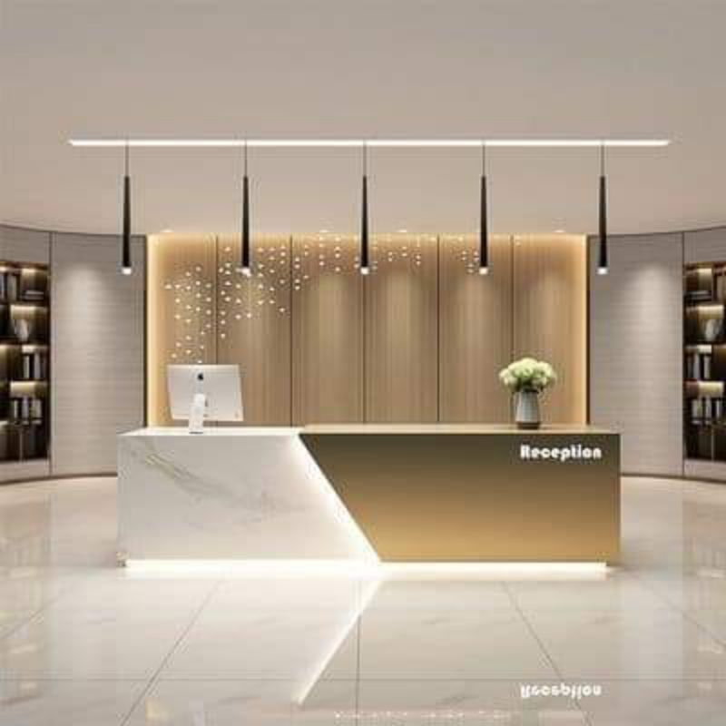 Jual Meja Kasir ada lampu led nya | Shopee Indonesia