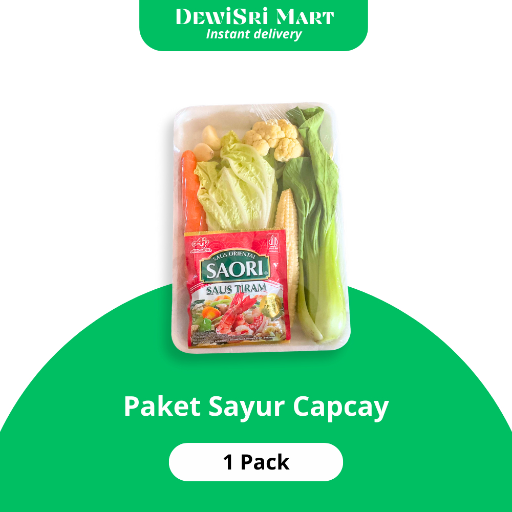 Jual Paket Sayur Capcay + Saori Saus Tiram - Dewi Sri Mart | Shopee ...