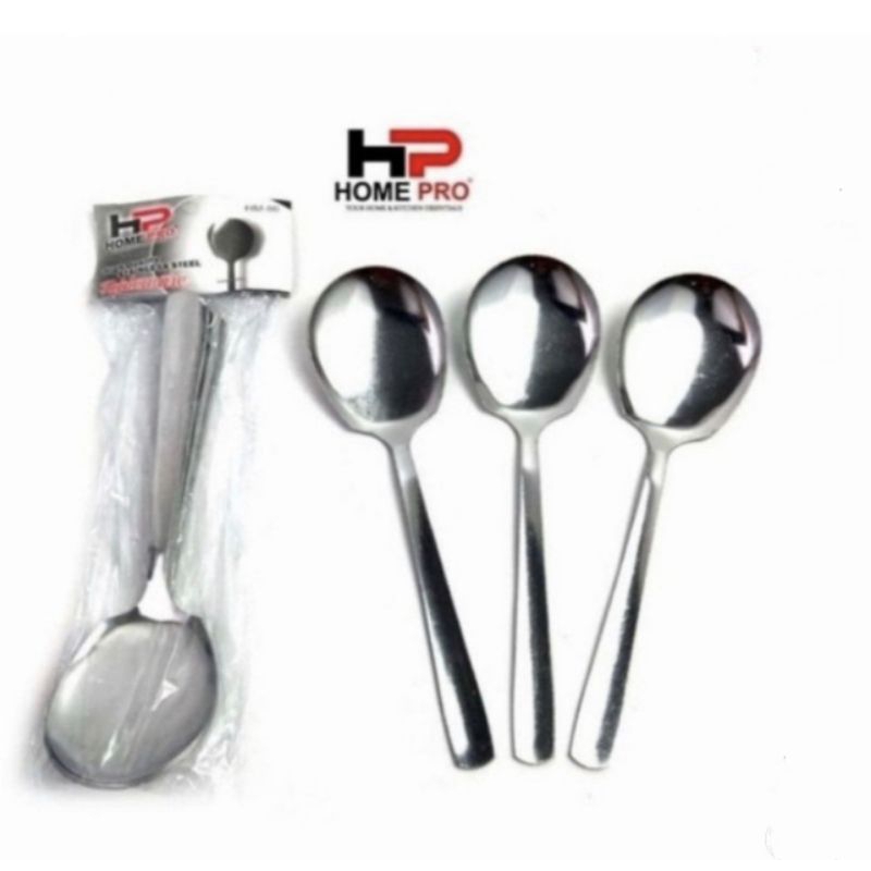 Jual Sendok Saji Kuah Sayur Soup Stainless 20cm/ Serving Spoon Kuah ...