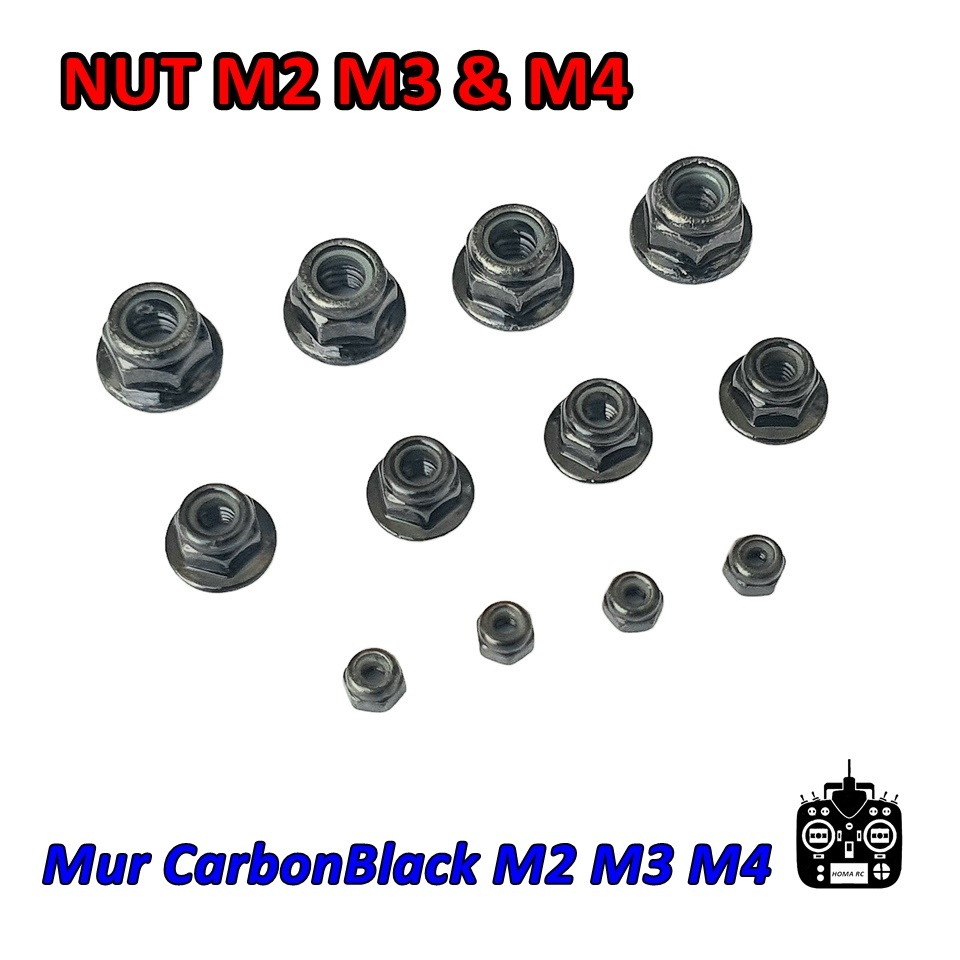 Jual Mur Nut Lock Nylon M2 M3 M4 untuk HSP Wltoys RGT RC Hobby | Shopee ...