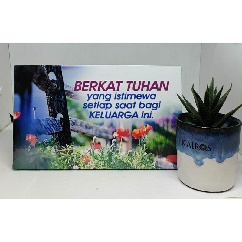 Jual Pajangan Rohani dinding HD poster bless " Berkat Tuhan " | Shopee ...