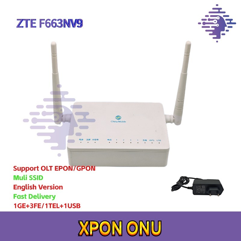 Jual Bekas ZTE F663NV9 OLT XPON ONU SUPPORT PPPOE/BRIDGE/DHCP/STATIC ...