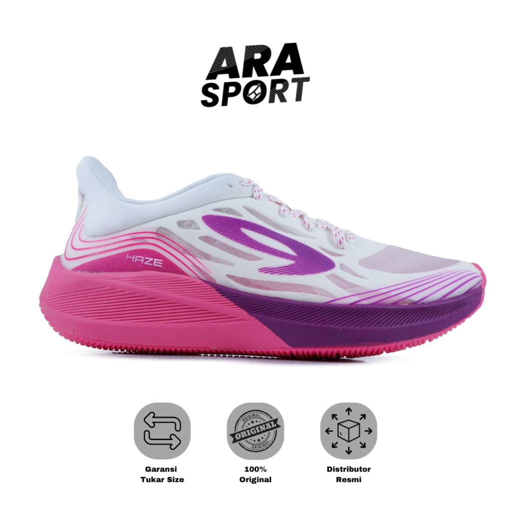Jual SEPATU LARI 910 ORIGINAL HAZE VISION 1.0 - PUTIH/UNGU/MERAH MUDA ...