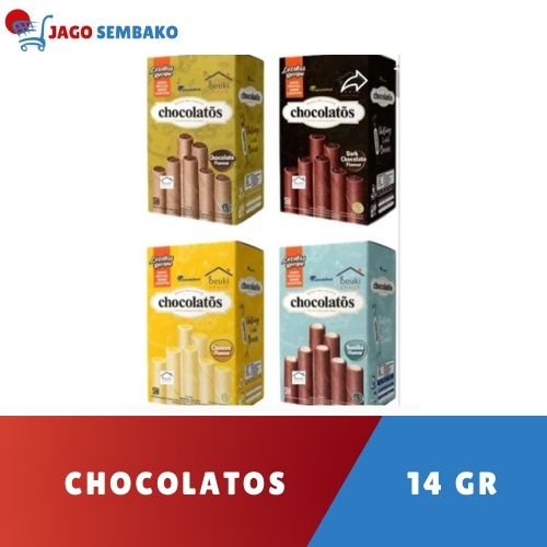 Jual Chocolatos Long Stick Wafer Roll All Varian [24 pcs/box] | Shopee ...
