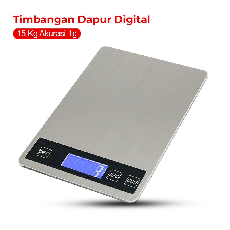 Jual Timbangan Dapur Digital 1kg - 15kg Kitchen Digital Scale | Shopee ...