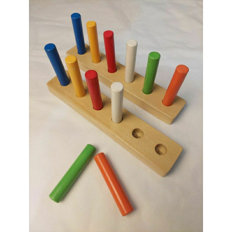 Jual PEGS COLOUR SEQUENCE Mainan Edukasi Melatih Fokus Kognitif ...