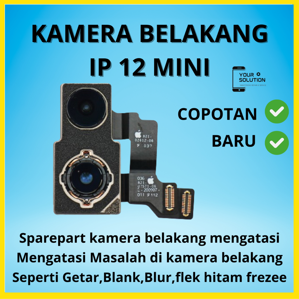 Jual Kamera Belakang 12 Mini back camera 12 Mini big camera 12 Mini ...