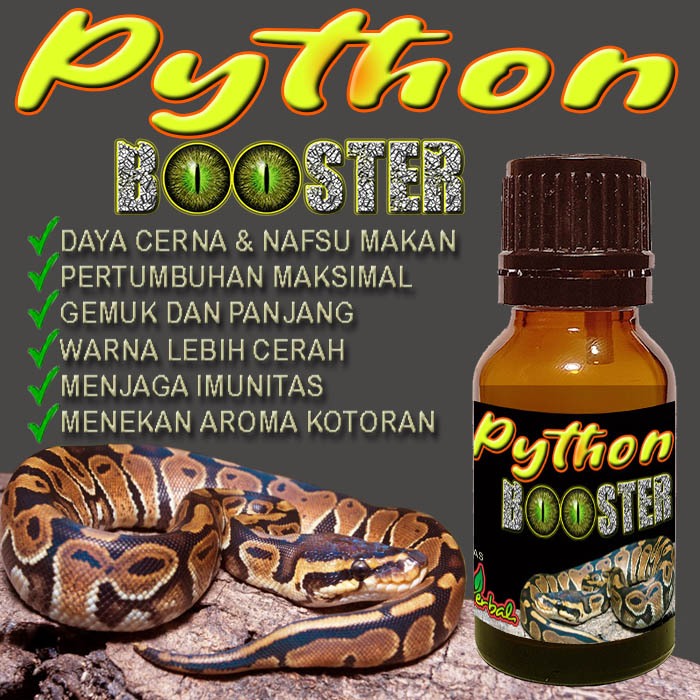 Jual PHYTON BOOSTER OBAT ULAR PITON SANCA KEMBANG GTP MILKSNAKE CORN ...