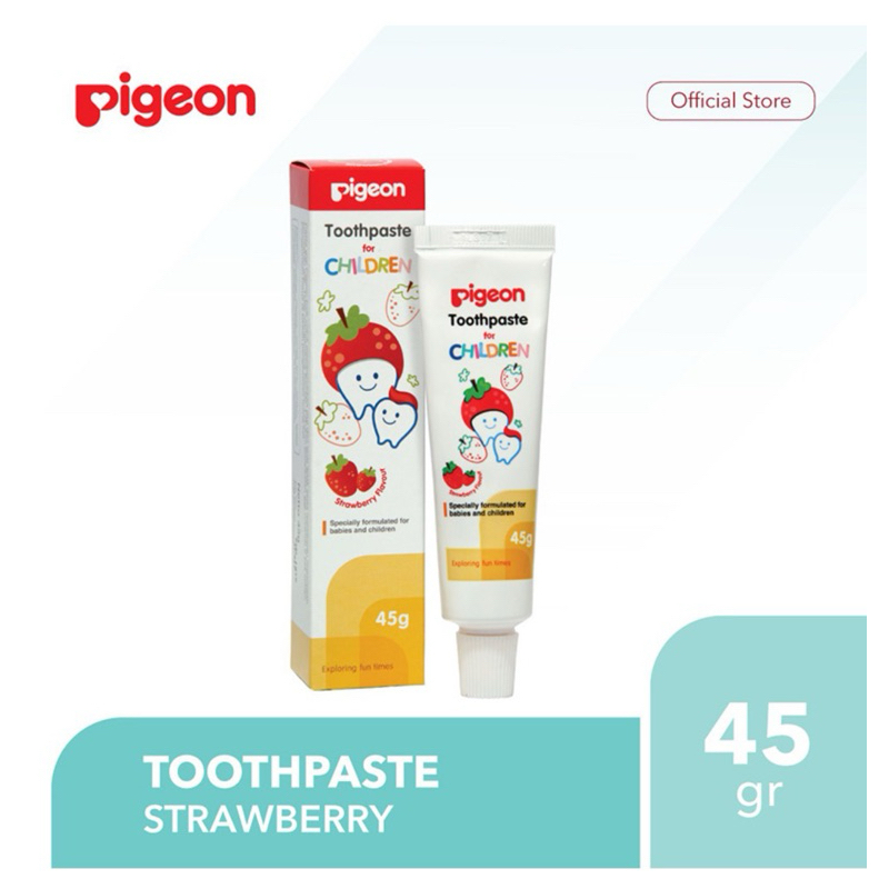 Jual Pigeon Toothpaste Children Pasta Gigi Anak Strawberry 45 g ...