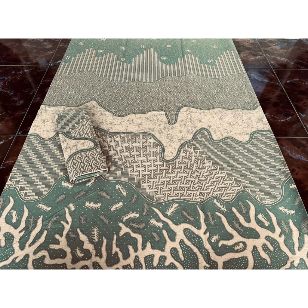 Jual (Grosir Kain Batik Pekalongan) Bisa COD / Kain Batik Meteran Murah / Motif Inara / 2x1 ...