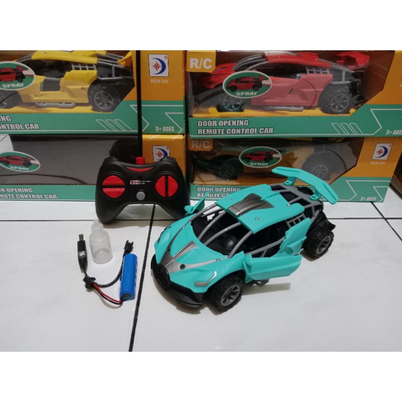 Jual Mainan Anak RC Spray Baterai Cas Sport Car Mainan Mobil Remote ...