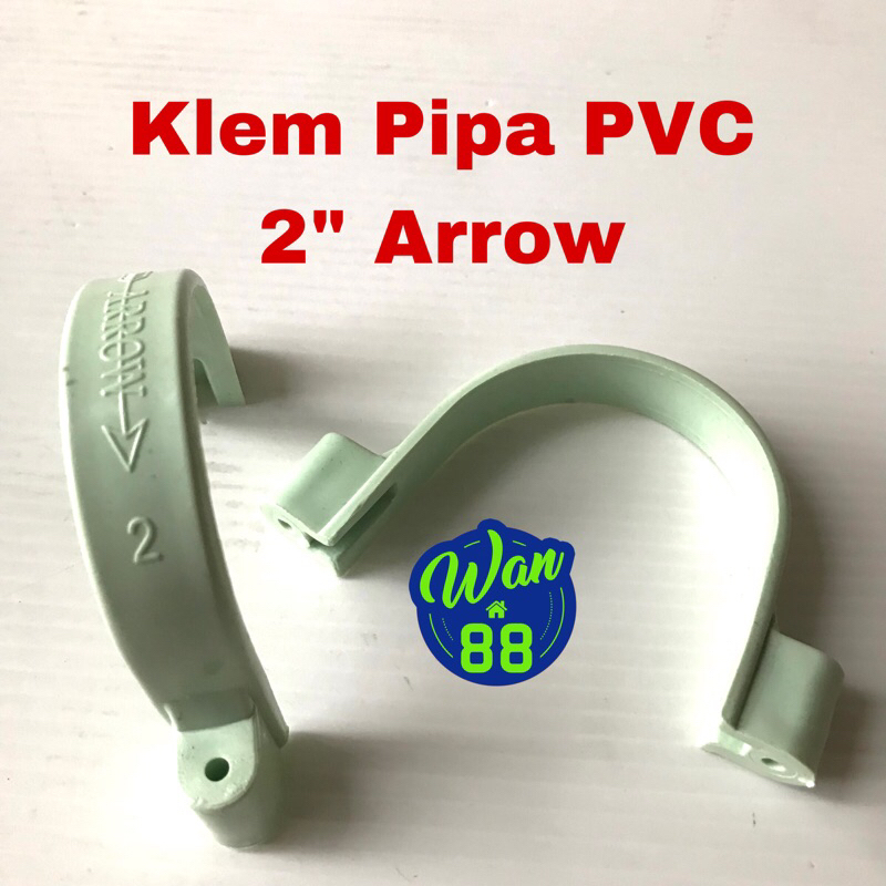 Jual Klem Pipa PVC 2” Arrow harga per 1 pc | Shopee Indonesia
