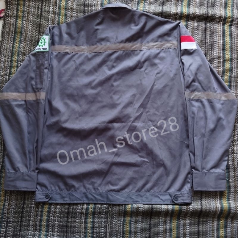 Jual Seragam Kerja Atasan Wearpack Proyek PDH Safety GREY | Shopee ...