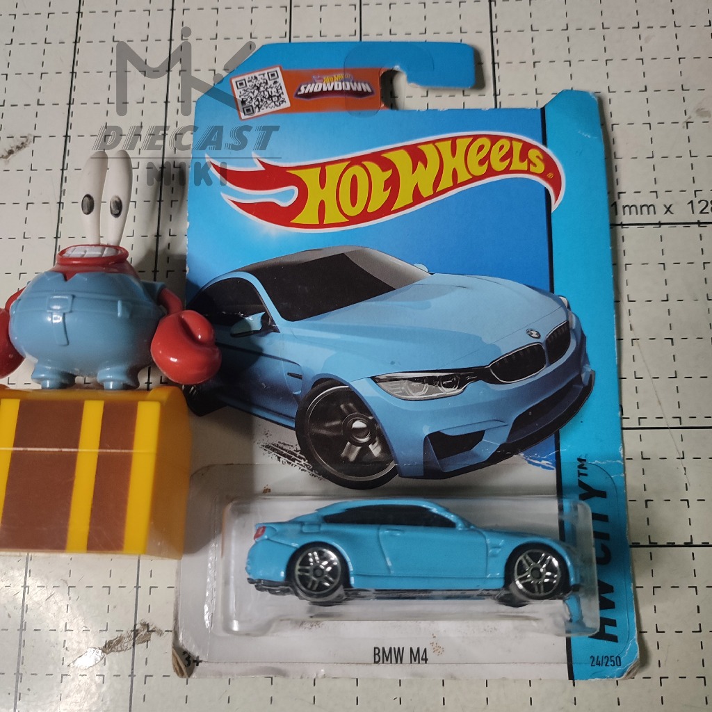Jual HOT WHEELS BMW M4 BIRU (NOT MINT) | Shopee Indonesia