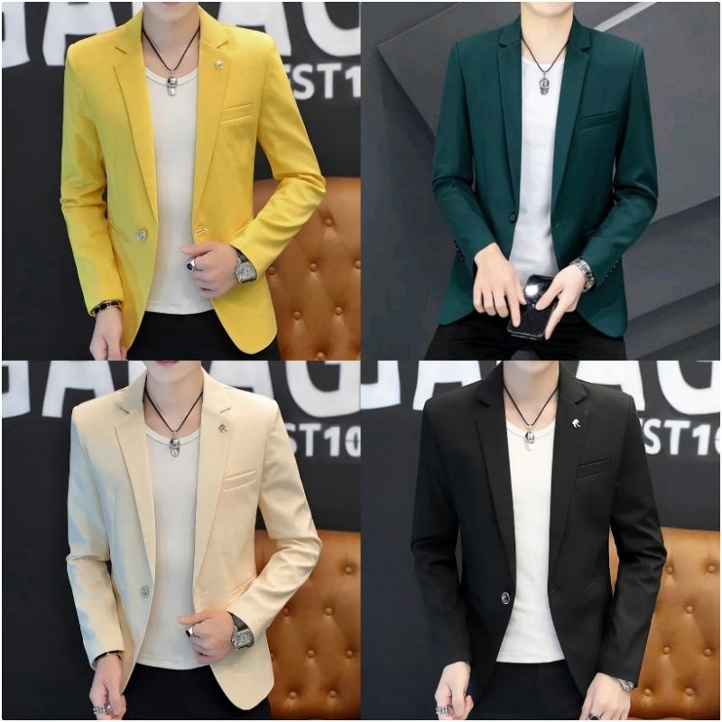 Jual Blazer pria korea terkini, blazer wisuda | Shopee Indonesia