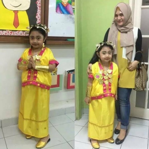 Jual D2289 Baju bodo aksesoris TK SD Baju adat sulawesi Baju adat bugis ...