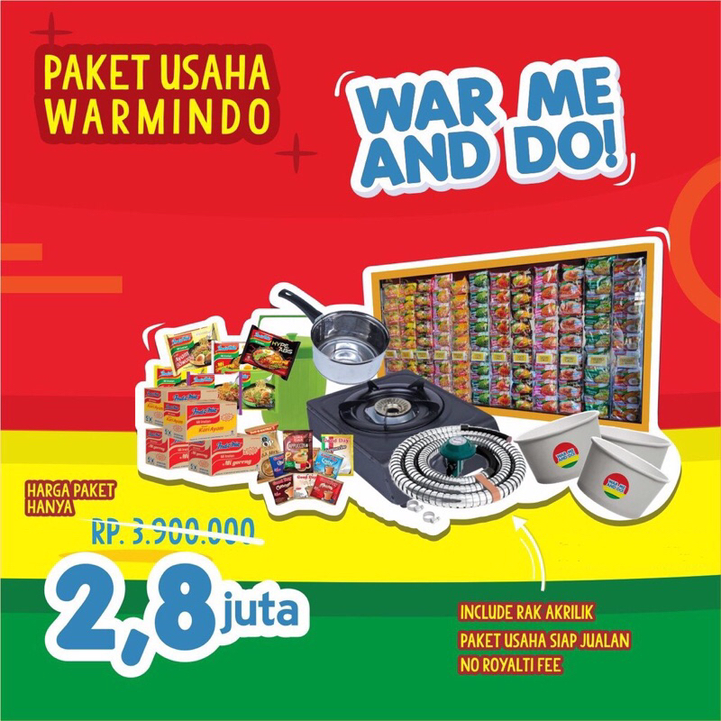 Jual Paket Usaha Warmindo Warmeanddo | Shopee Indonesia