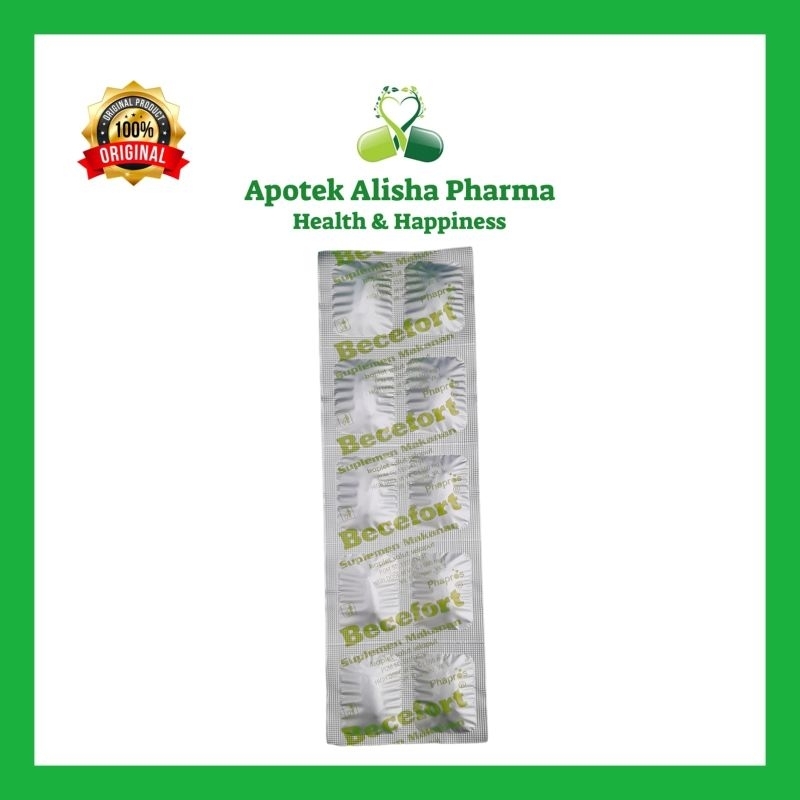 Jual Becefort Tablet (Strip 10tablet) - Beceport Tablet Multivitamin ...