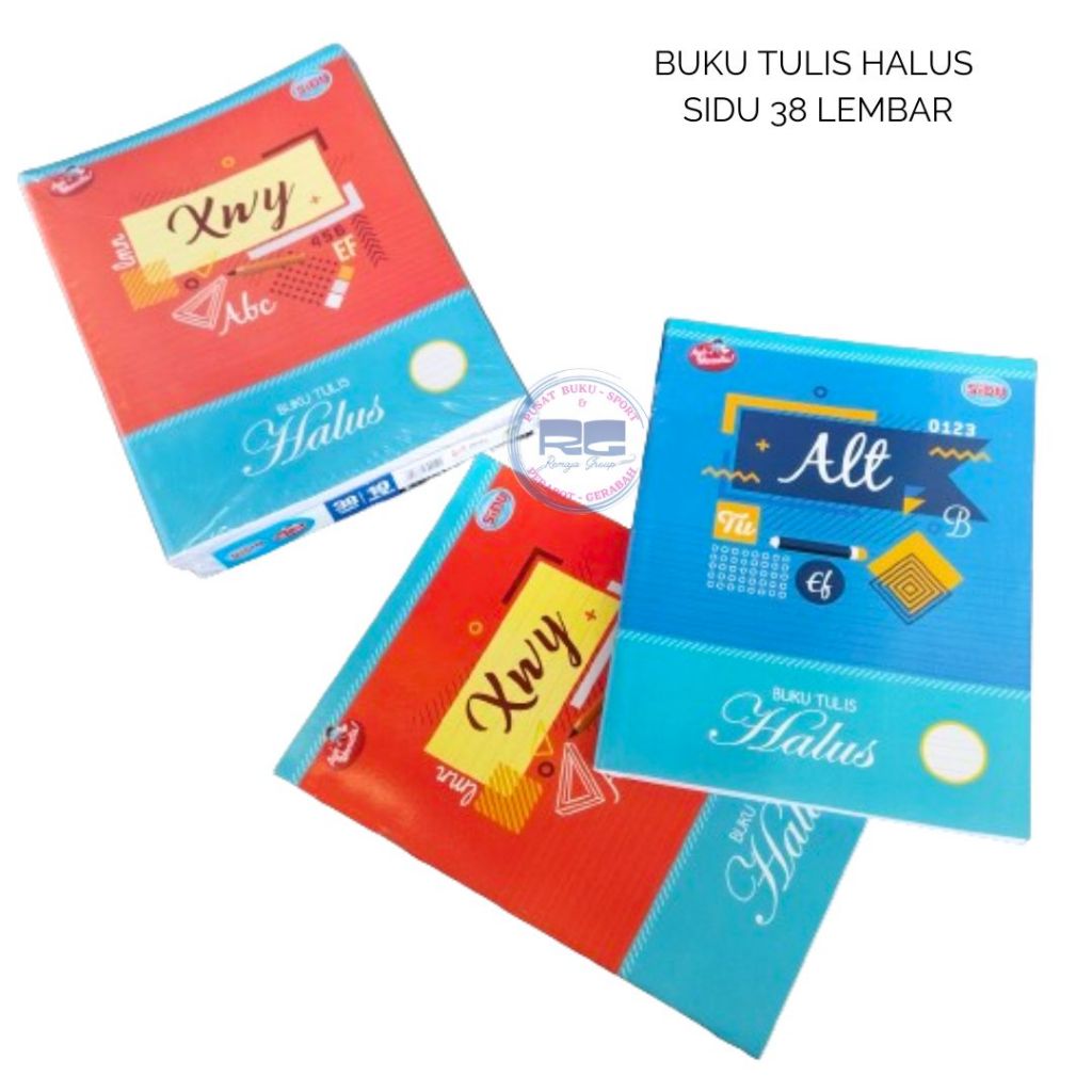 Jual ( PACK ) BUKU TULIS HALUS SIDU 38 LEMBAR (PAK) / BUKU TULIS HALUS ...