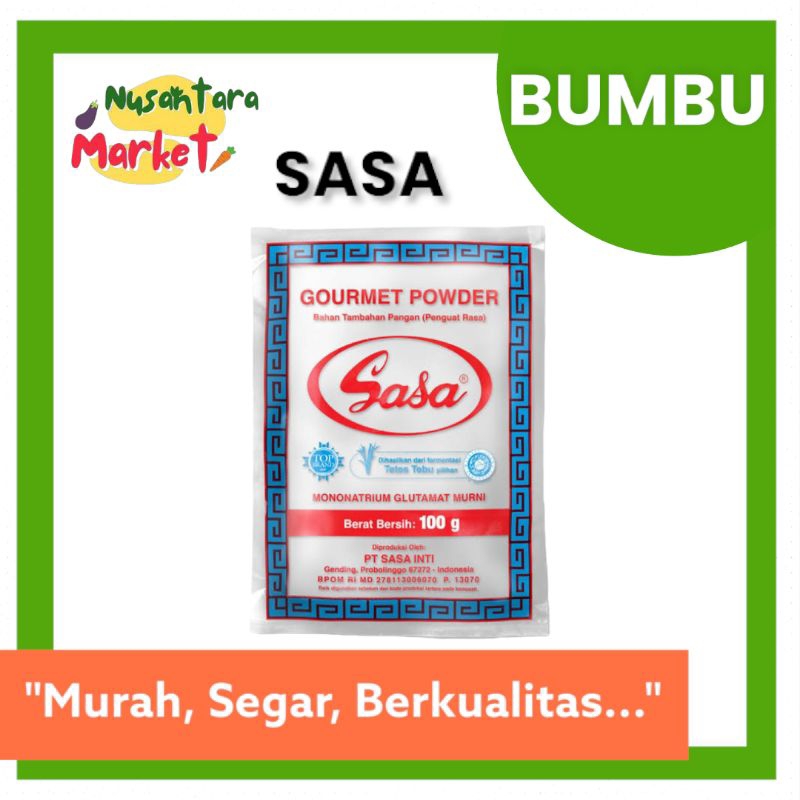 Jual SASA PENYEDAP RASA MSG | 85GR | NUSANTARA MARKET | Shopee Indonesia