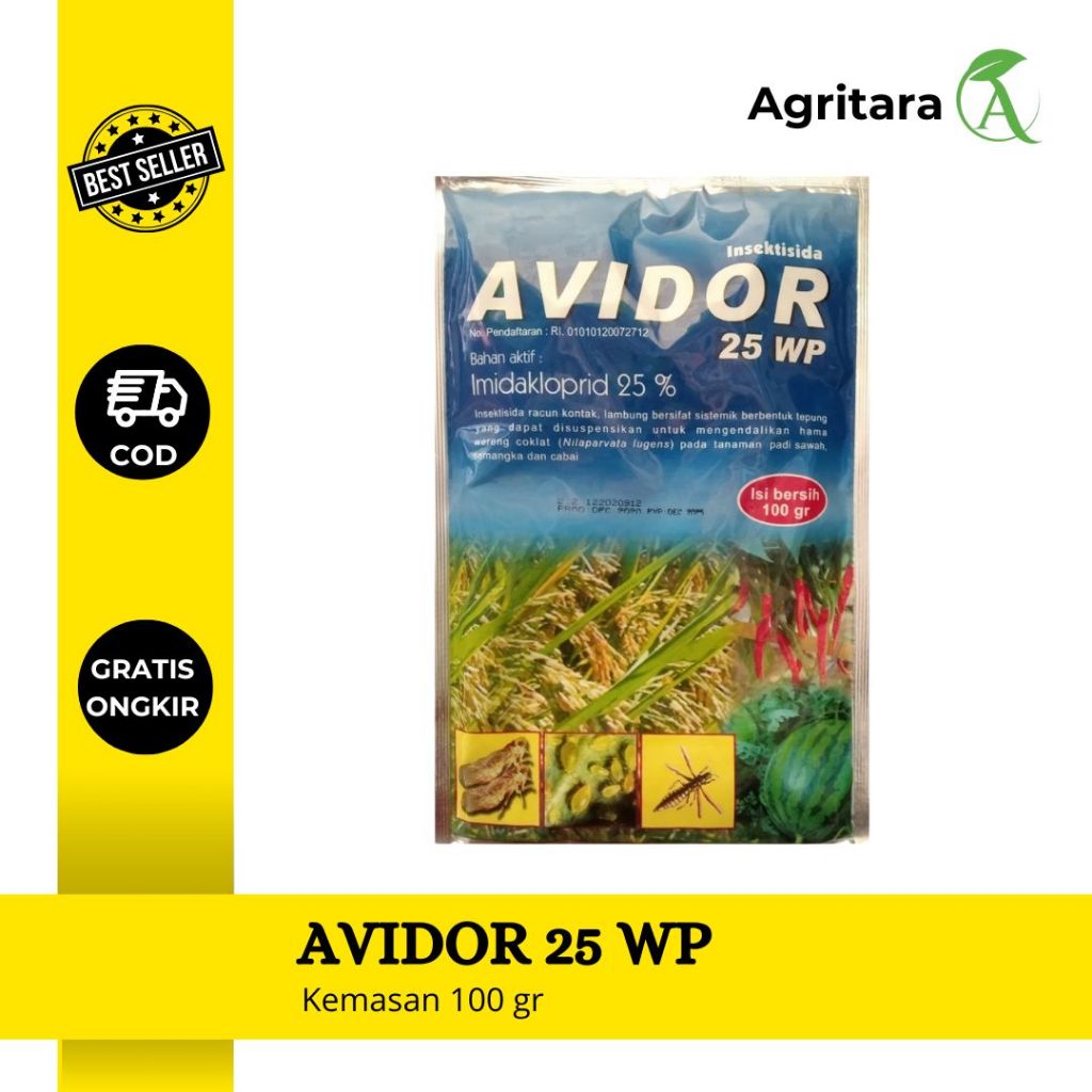 Jual INSEKTISIDA AVIDOR 25 WP 100 gr | Shopee Indonesia