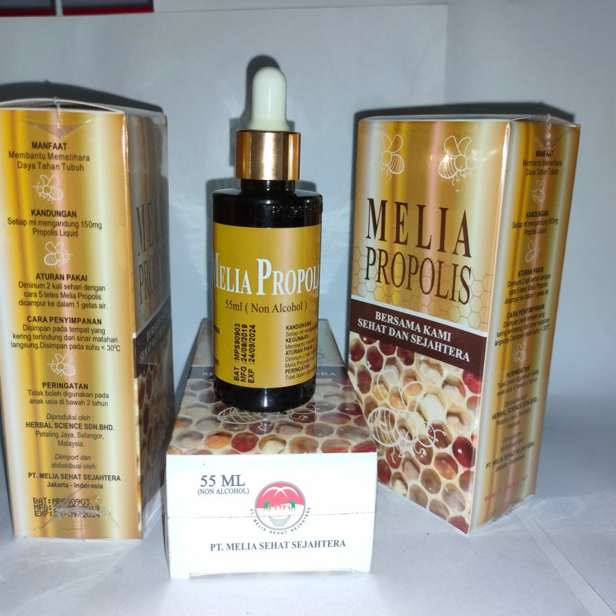 Jual ASLI Original MELIA PROPOLIS MELIA SEHAT SEJAHTERA 55ML PT MSS ...