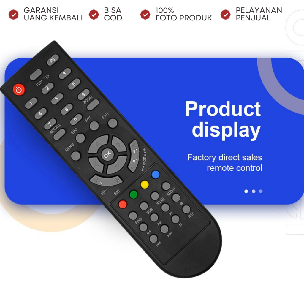 Jual remote Visat Mpeg4 HD Parabola/Receiver nusantara | Shopee Indonesia