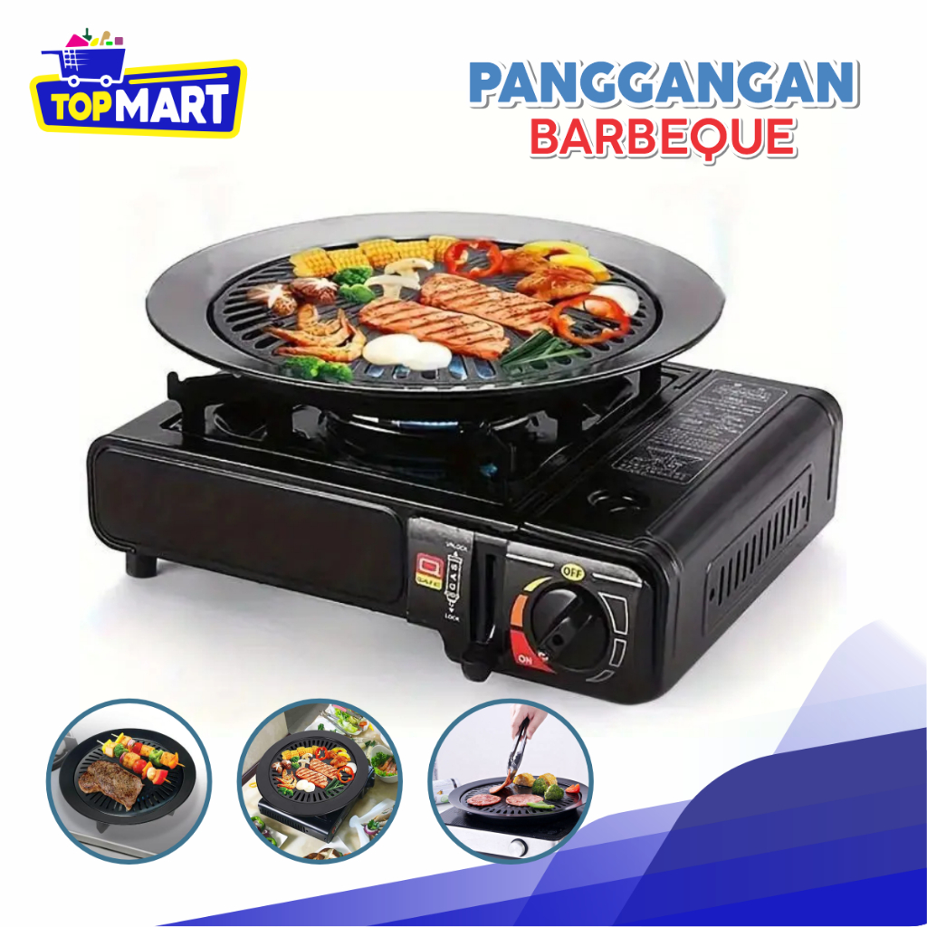 Jual Panggangan Bulat BBQ Alat Pemanggang Daging BBQ Grill 30 CM ...