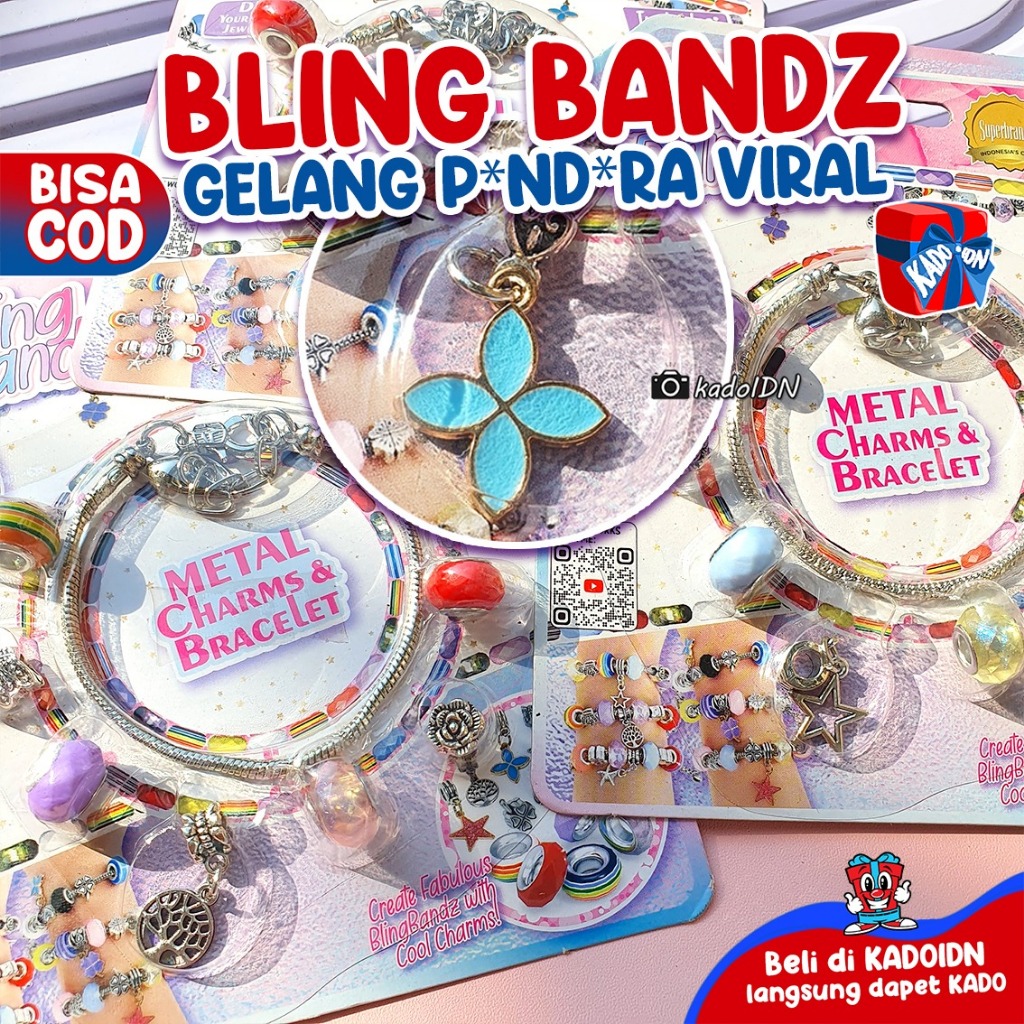 Jual Gelang Pandora Bling Bandz Mainan Gelang Anak | Shopee Indonesia