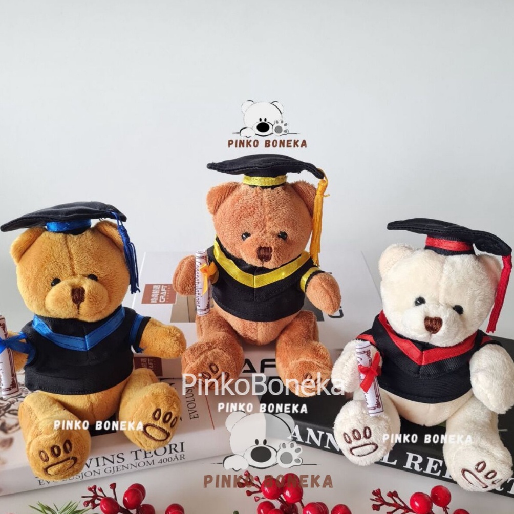 Jual ART Q95D Boneka Teddy Bear Wisuda graduation pakai toga ukuran S ...