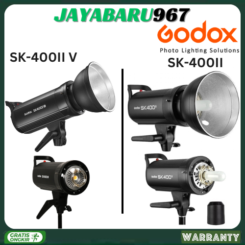 Jual LAMPU STUDIO FLASH SK-400 II & SK-400II V SK 400ll SK400ll GODOX ...