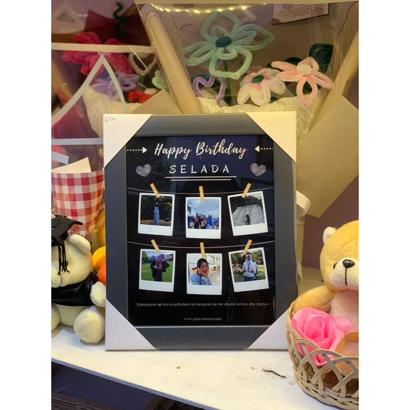 Jual (CUSTOM) PROMO figura custom 8R+ Foto/frame 26x21cm/figura hitam ...