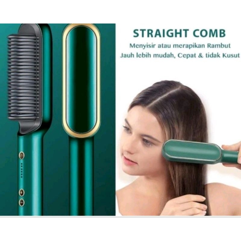 Jual Temukan FH909 New Sisir Pelurus Rambut Sisir Pelurus Straight Comb Hair Stlylist FH-909 ...